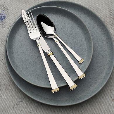 Food Network™ Gold Accent 16-pc. Flatware Set