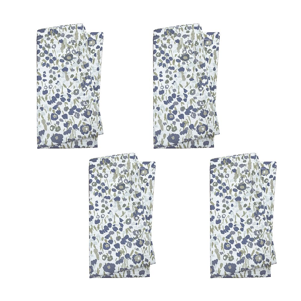 Food Network™ Cool Floral Print 4-Pack Napkin Set