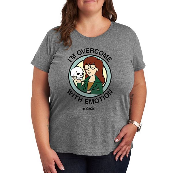 Plus Daria I'm Overcome With Emotion Graphic Tee