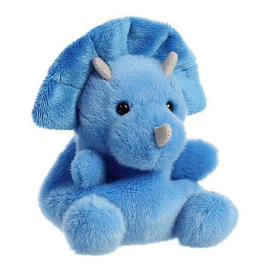 Aurora Mini Blue Palm Pals 5" Tank Triceratops Adorable Stuffed Animal