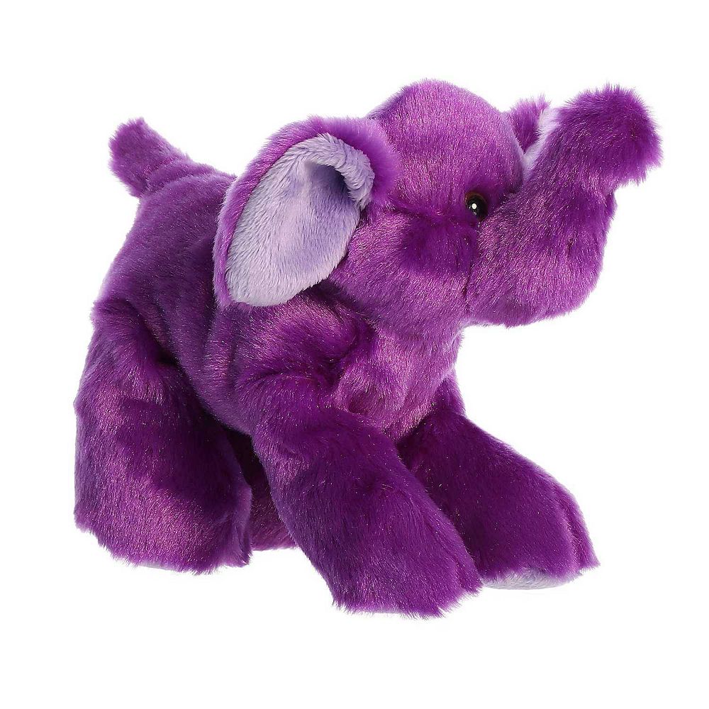Aurora Small Purple Mini Flopsie 8" Violet Elephant Adorable Stuffed Animal