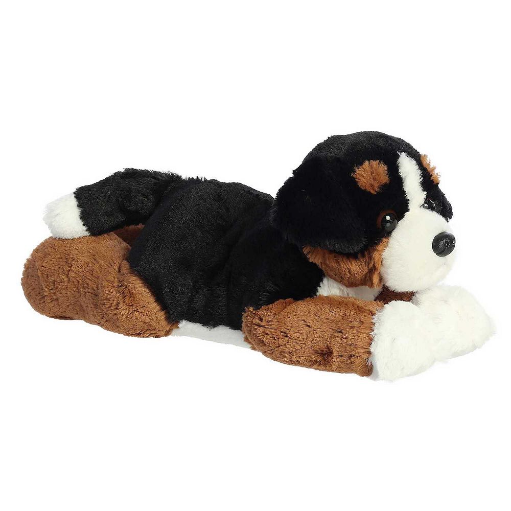 Aurora Medium White Flopsie 12" Bernie Mountain Dog Adorable Stuffed Animal