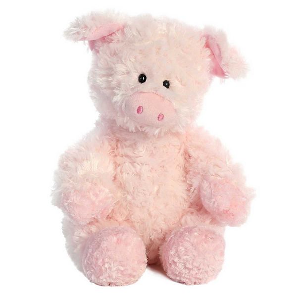 Aurora Medium Pink Tubbie Wubbies 12" Pig Snuggly Stuffed Animal