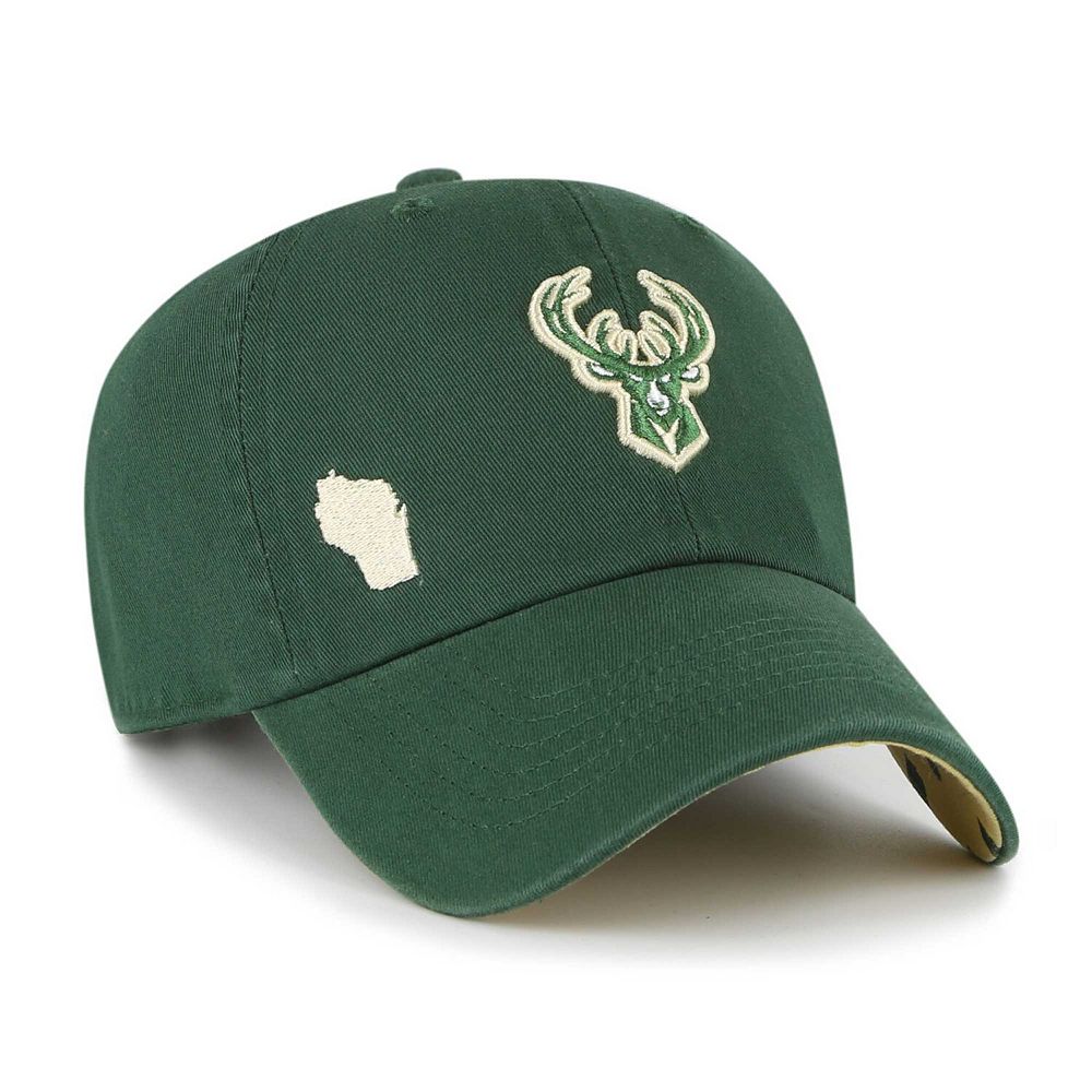 Women's '47 Hunter Green Milwaukee Bucks Confetti Undervisor Clean Up ...