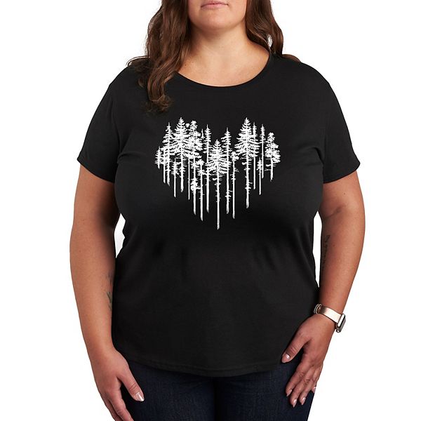Plus Heart Trees Graphic Tee