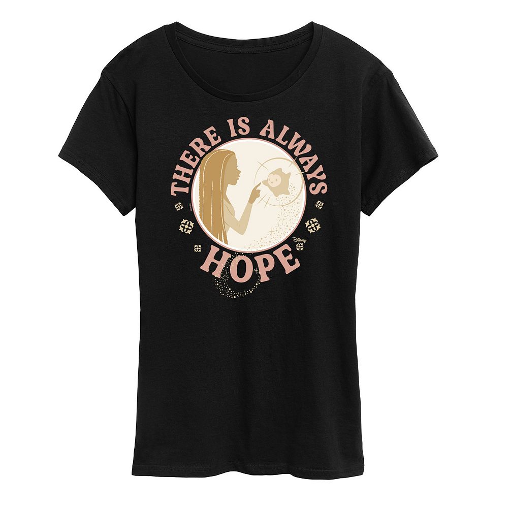 Disney's Wish Asha and Star Women's There Is Always Hope Graphic Tee