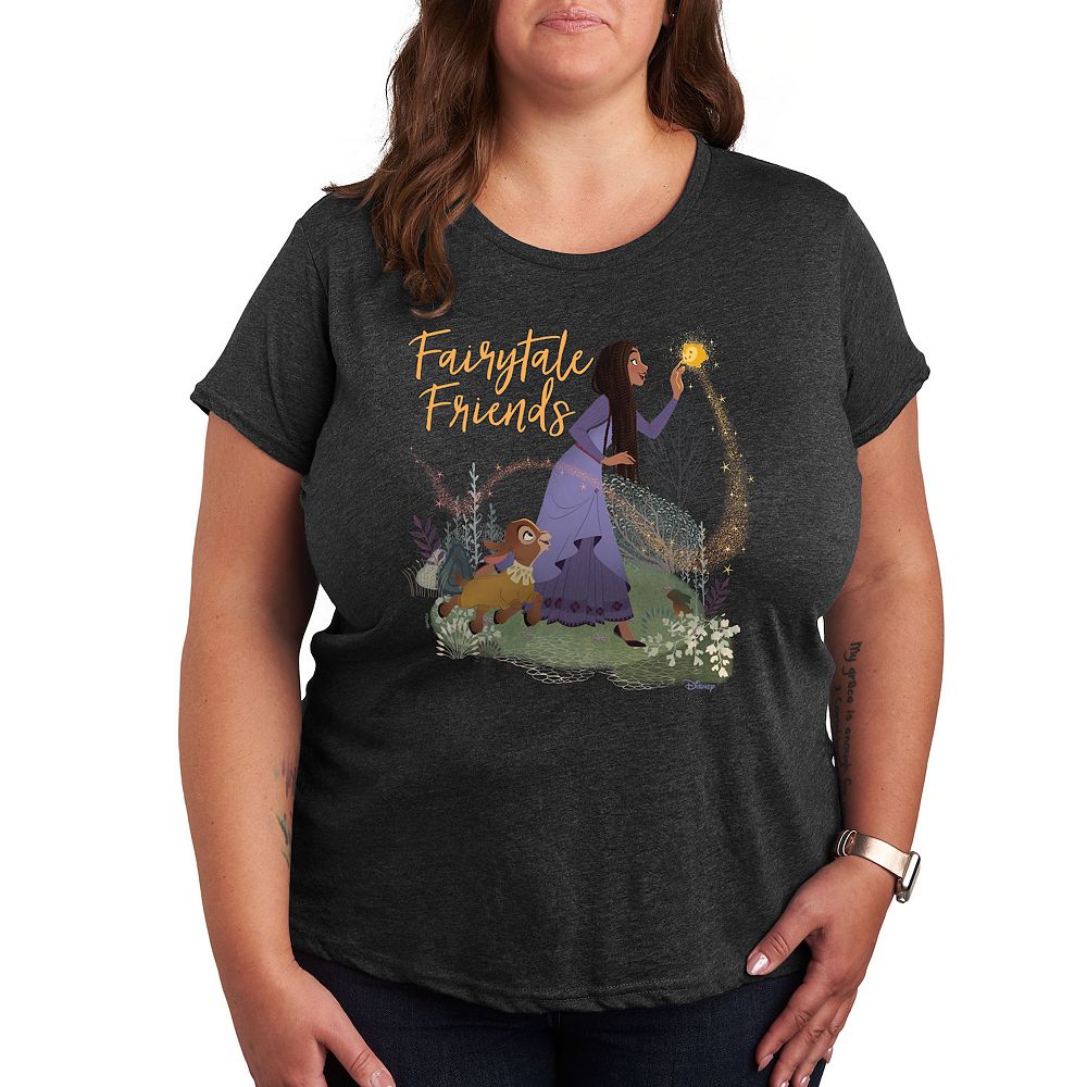 Disney's Wish Plus Fairytale Friends Graphic Tee