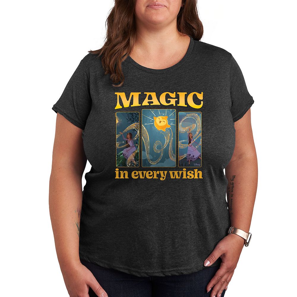 Disney's Wish Plus Magic In Every Wish Graphic Tee