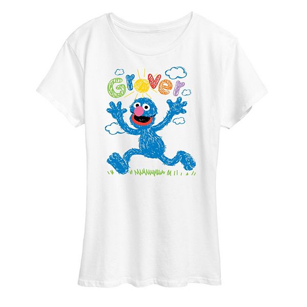 Women's Sesame Street Grover Graphic Tee