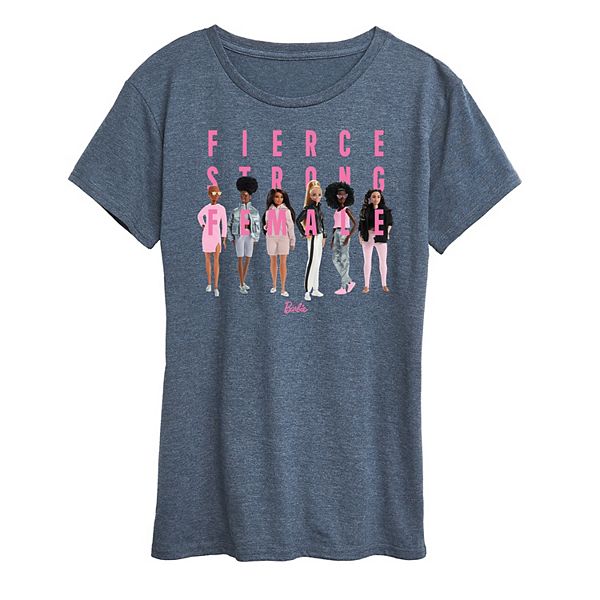 Women's Barbie® Fierce Strong Female Graphic Tee