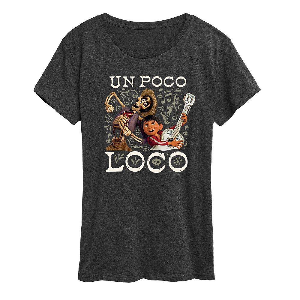 Disney's Coco Miguel & Hector Women's Un Poco Loco Graphic Tee