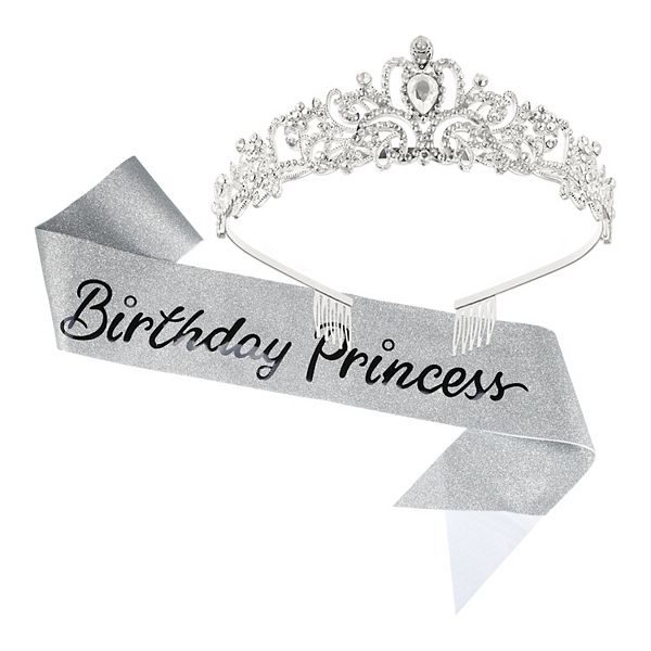 Birthday Tiara Crown Kit Birthday Princess Tiara for Girl Women