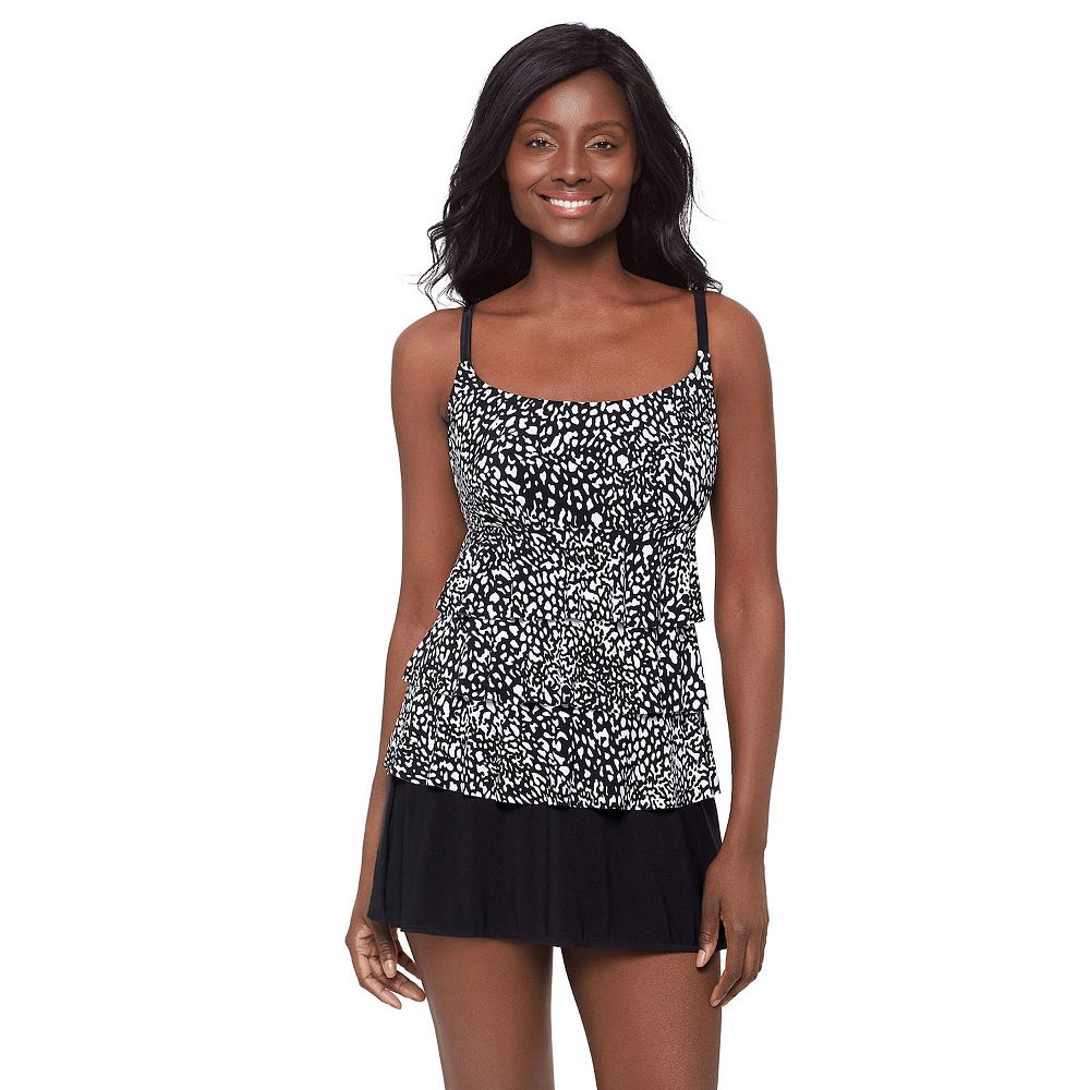 Women's Great Lengths Ruffle Faux Skirtini Swimsuit