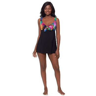 Women's Great Lengths Tie Front Swim Dress