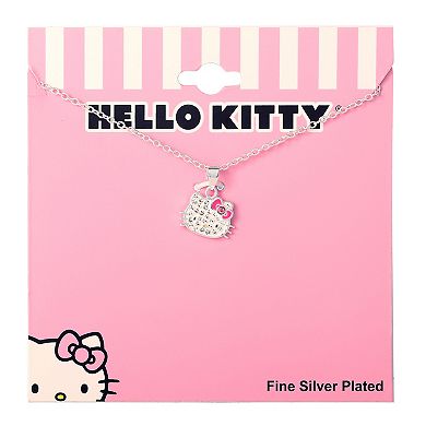 Hello Kitty Crystal Pendant Necklace