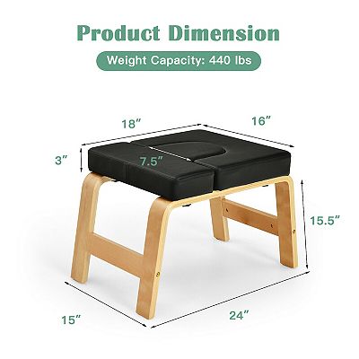 Yoga Bench Dimensions Handcrafted Viparit Dandasan Yoga Bench,