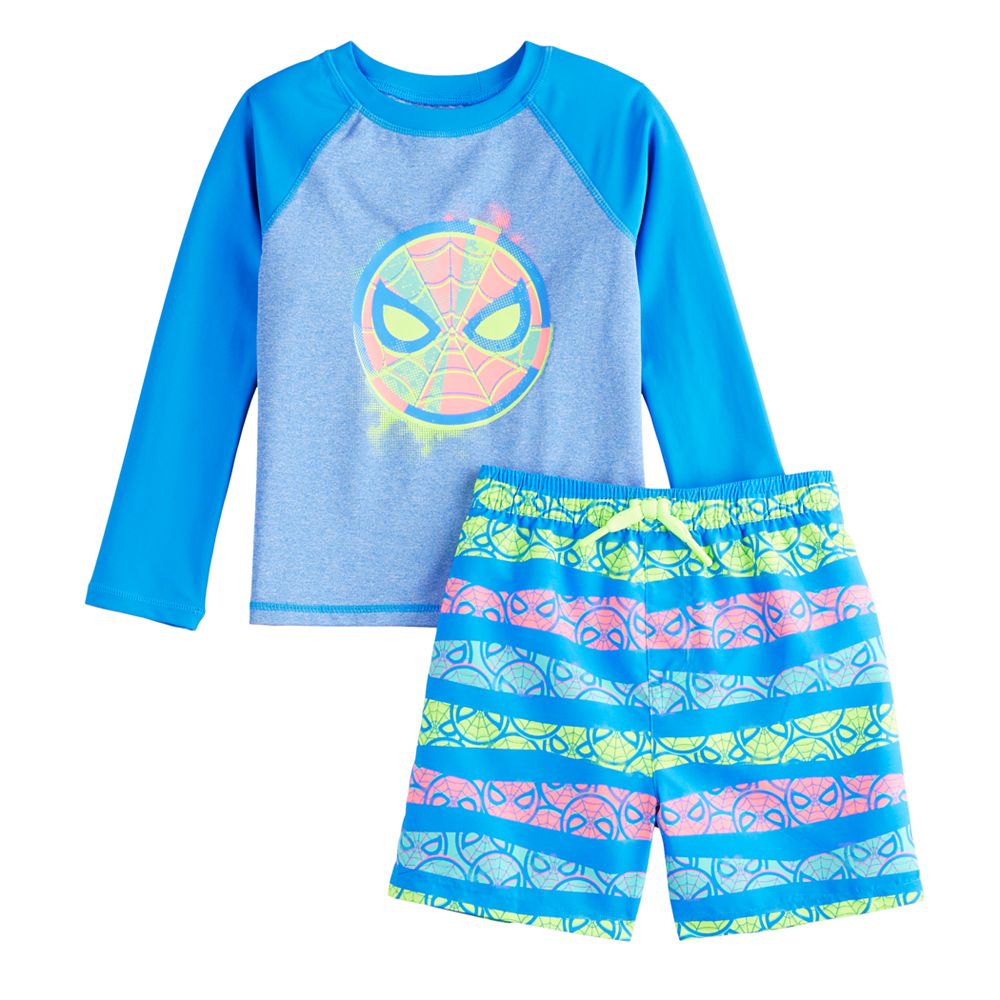 Baby & Toddler Boy Jumping Beans® Marvel Spiderman 2-Piece Swim Set