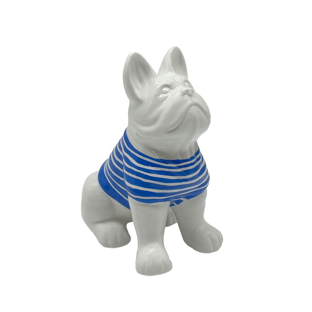 Everyday Decor Ceramic French Bulldog Table Decor