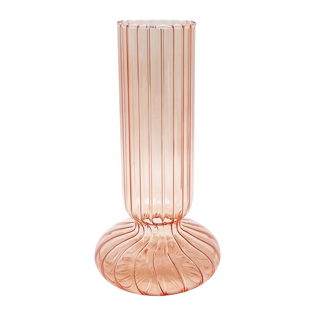 Everyday Decor Blush Glass Vase Table Decor