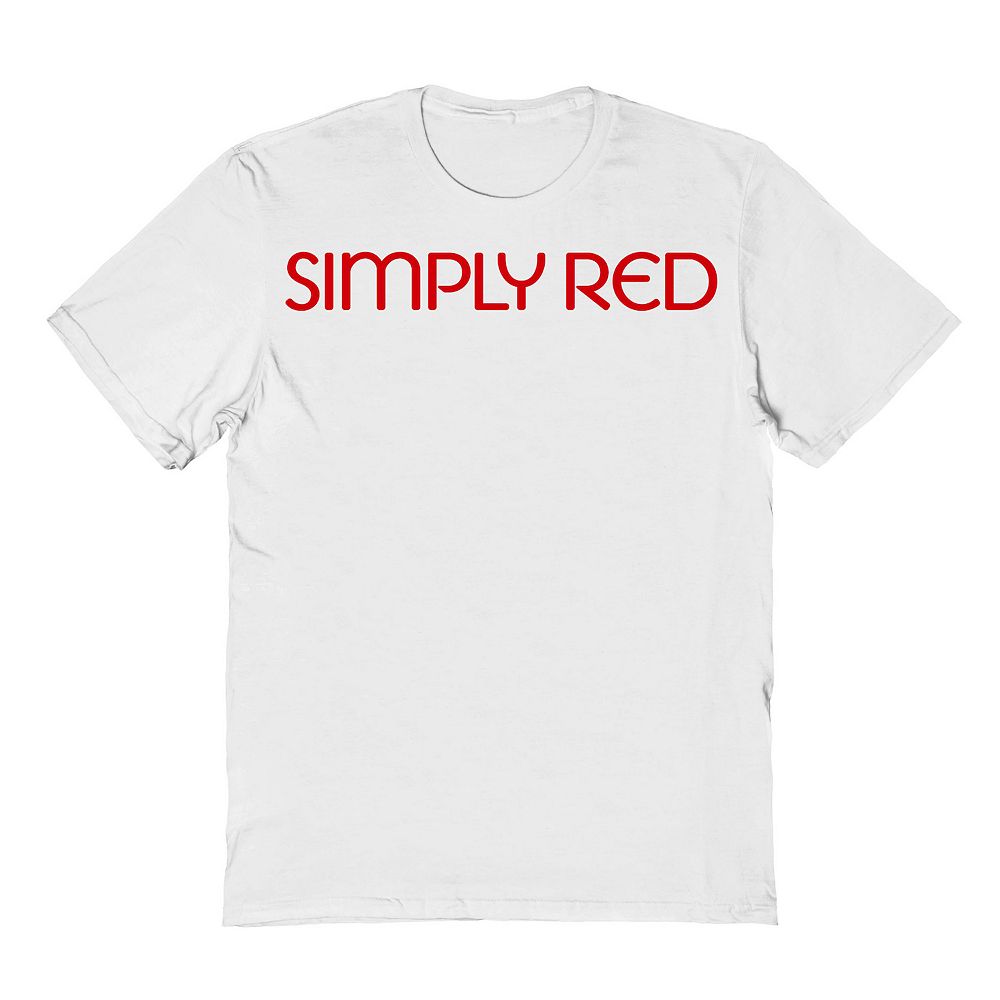 Mens Simply Red Logo Graphic Tee