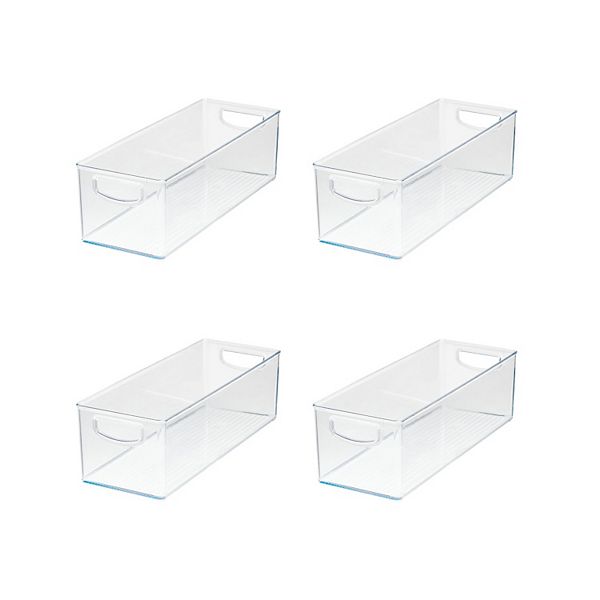 iDesign Set of 4 Kitchen Organizer Bins