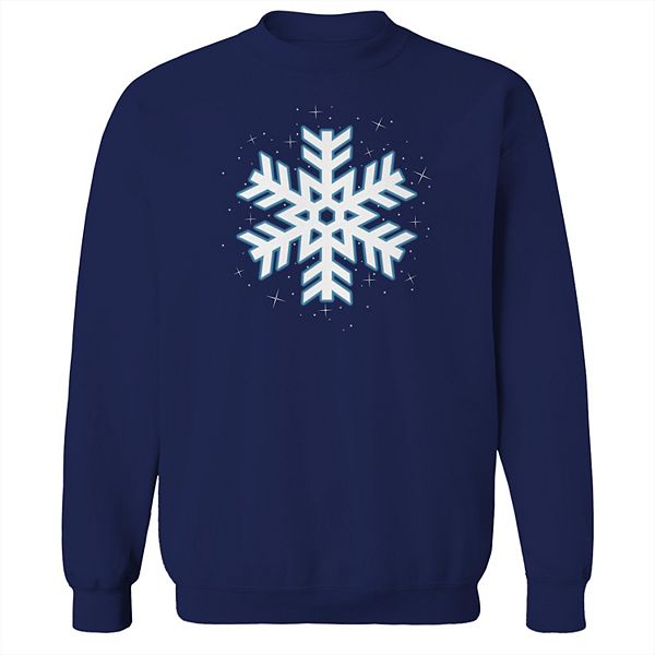 Men's Snowflake Fleece Sweatshirt