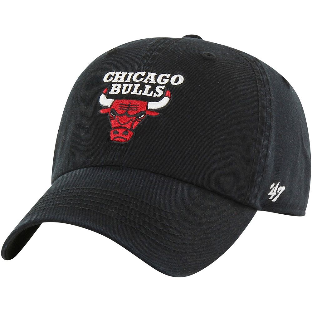 Men's '47 Black Chicago Bulls Classic Franchise Fitted Hat