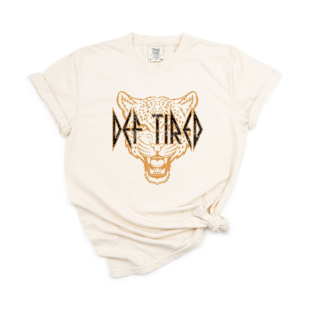 Def Tired Cheetah Garment Dyed Tees