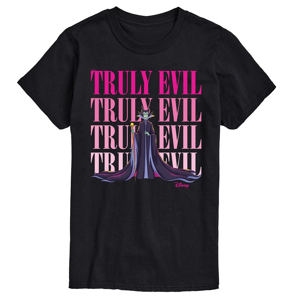 Disney Villains Malifecent Men's Truly Evil Graphic Tee