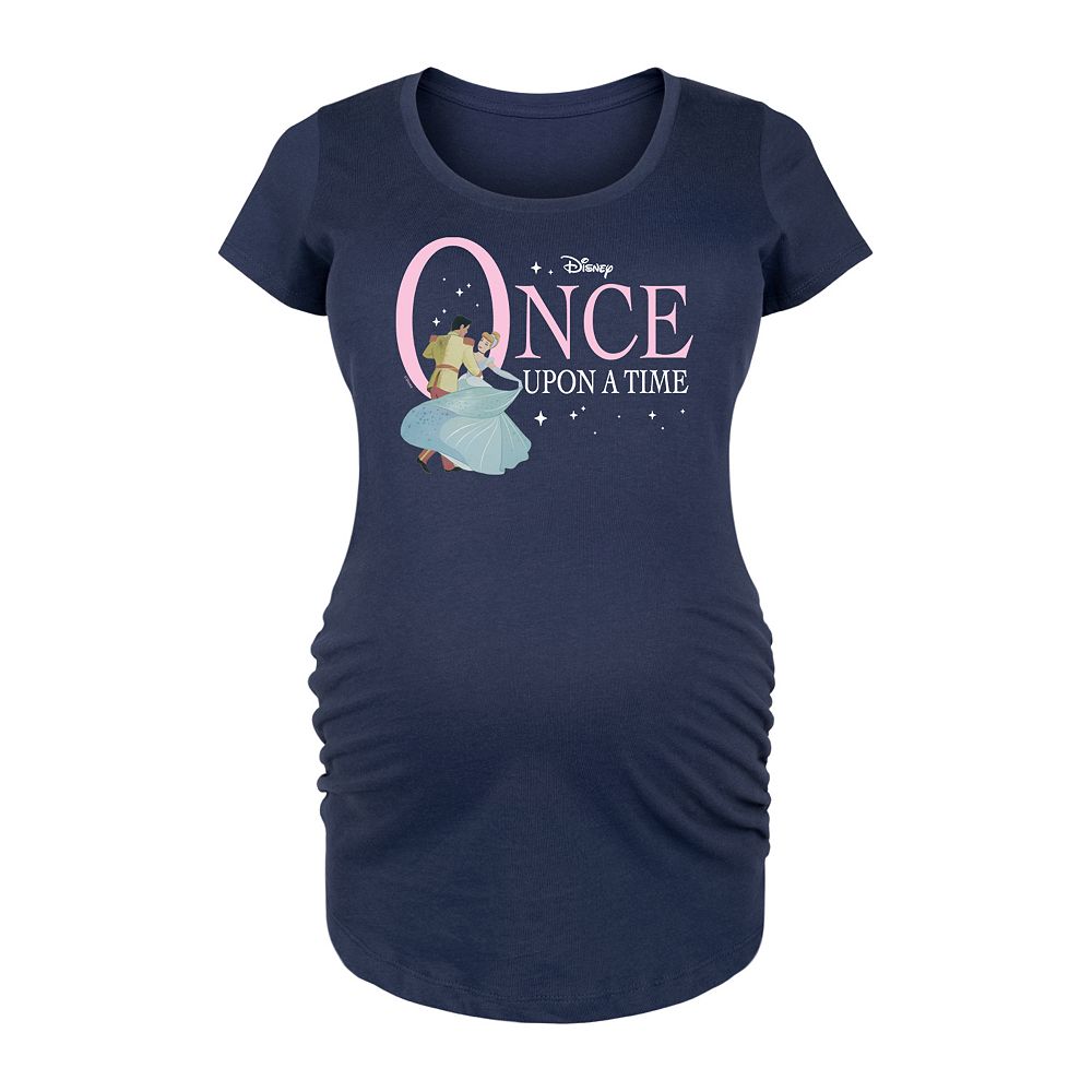 Disney's Cinderella Maternity Once Upon A Time Graphic Tee