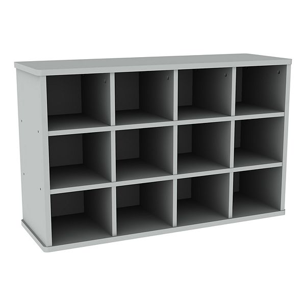 Serene Series 12-Tray Cubby Storage Unit