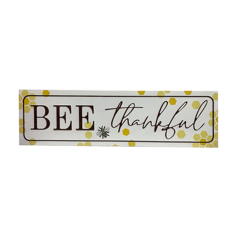 Crosslight Bee Thankful Wall Decor