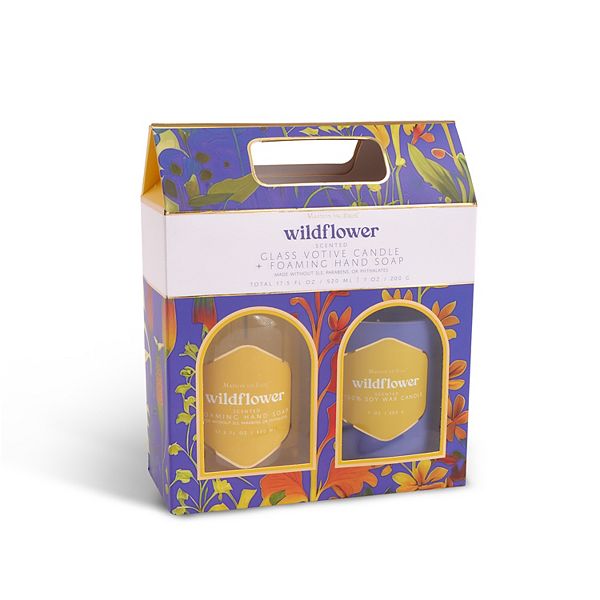 MAISON DE BASE Wildflower Candle & Soap Set