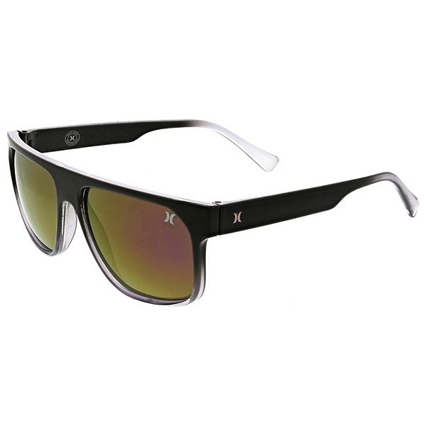 Men's Hurley 58mm Flat Top Polarized Square Sunglasses