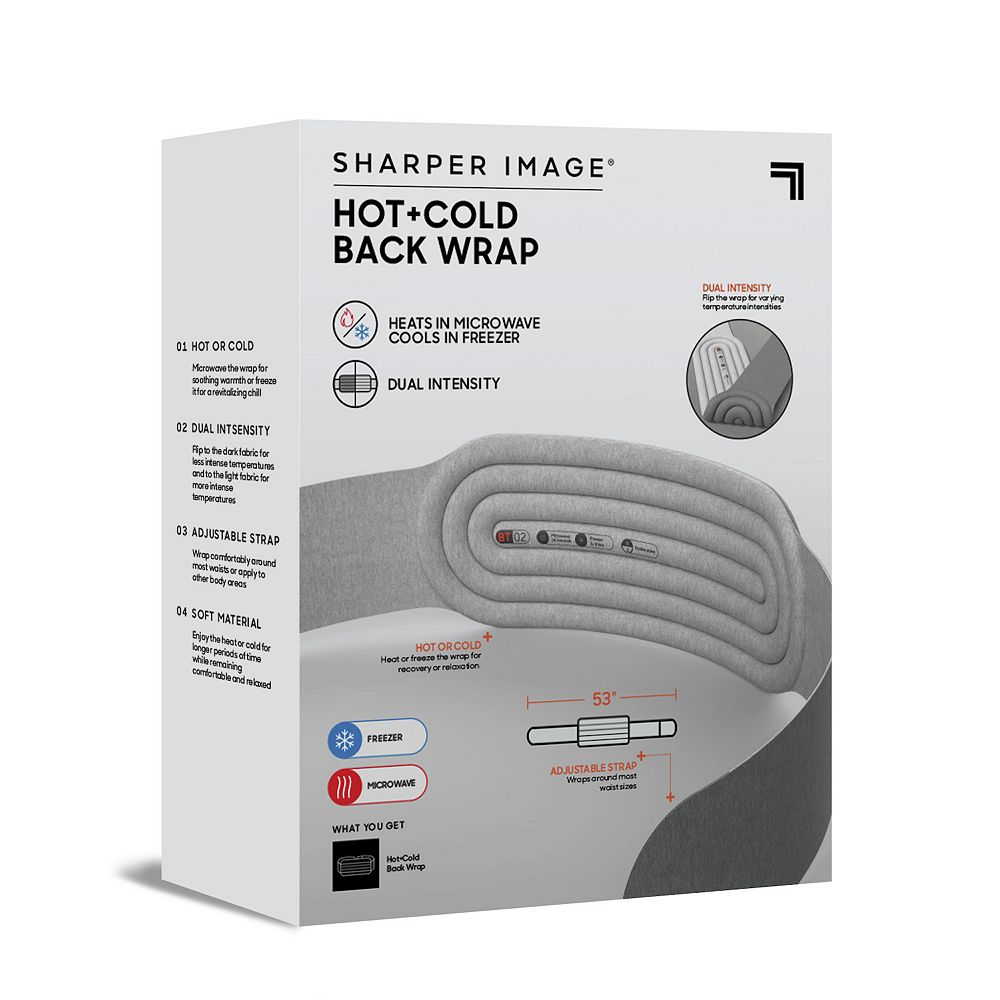 Sharper Image Compression Heated Back Wrap
