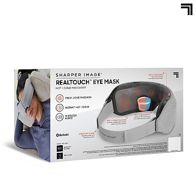 Sharper Image Realtouch Hot & Cold Massaging Eye Mask with Speaker
