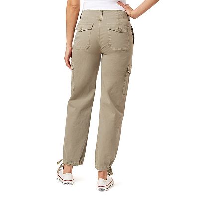 Juniors' WallFlower Curvy Mid-Waisted Tapered Cargo Jogger Pants Juniors' WallFlower Curvy Mid-Waisted Tapered Cargo Jogger Pants
