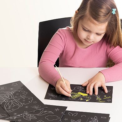 Pulsar Sparkle Magic Glow in the Dark Scratch Art Kit