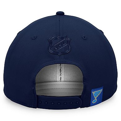 Men's Fanatics Branded Navy St. Louis Blues Authentic Pro Road Side ...