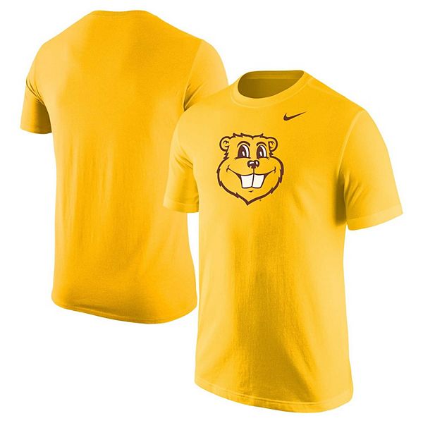 Men's Nike Gold Minnesota Golden Gophers Goldy Head Performance T-Shirt