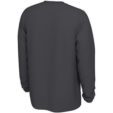 Men's Nike Anthracite Tennessee Volunteers UT Smokey Long Sleeve T-Shirt