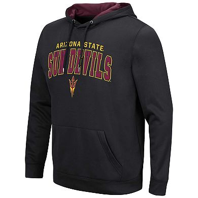 Men's Colosseum Black Arizona State Sun Devils ResistanceÂ Pullover Hoodie