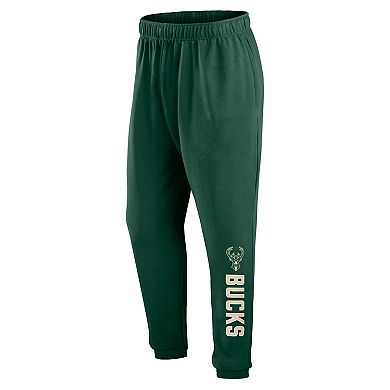 Men's Fanatics Branded Hunter Green Milwaukee Bucks Big & Tall Chop ...