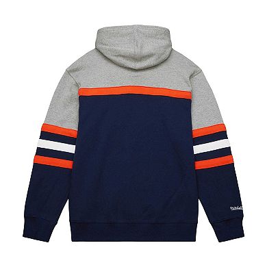 Men's Mitchell & Ness Navy Auburn Tigers Head Coach Pullover Hoodie