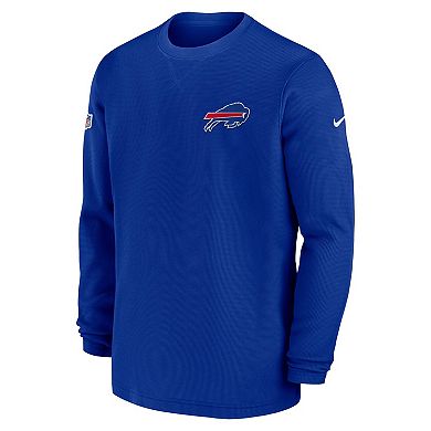 Men's Nike Royal Buffalo Bills 2023 Sideline Throwback Heavy Brushed ...