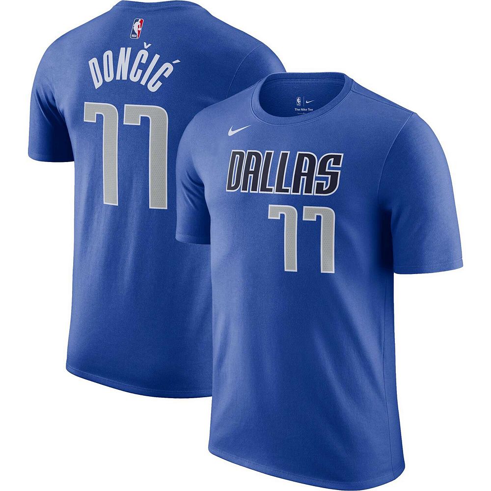 Men's Nike Luka Don i ‡ Blue Dallas Mavericks Icon 2022/23 Name ...