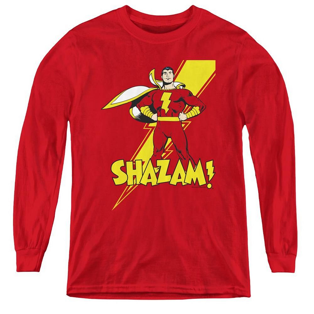 Dc Comics Shazam Shazam Youth Long Sleeve Sweatshirt