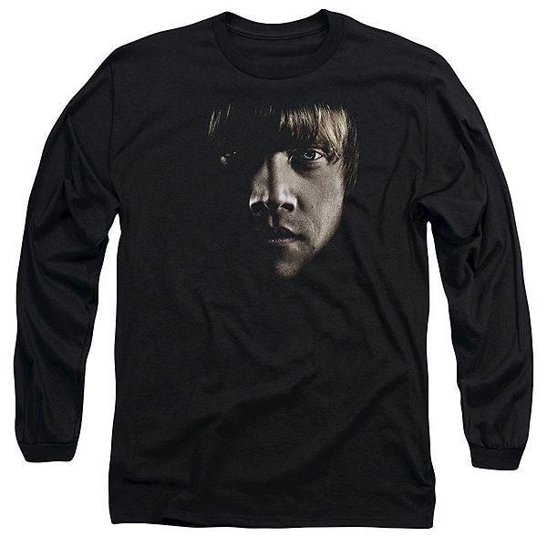 Harry Potter Ron Poster Head Long Sleeve Adult T-shirt