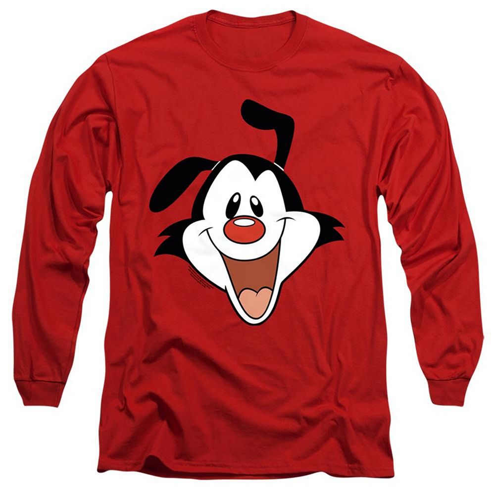Animaniacs Yakko Head Long Sleeve Adult T-shirt