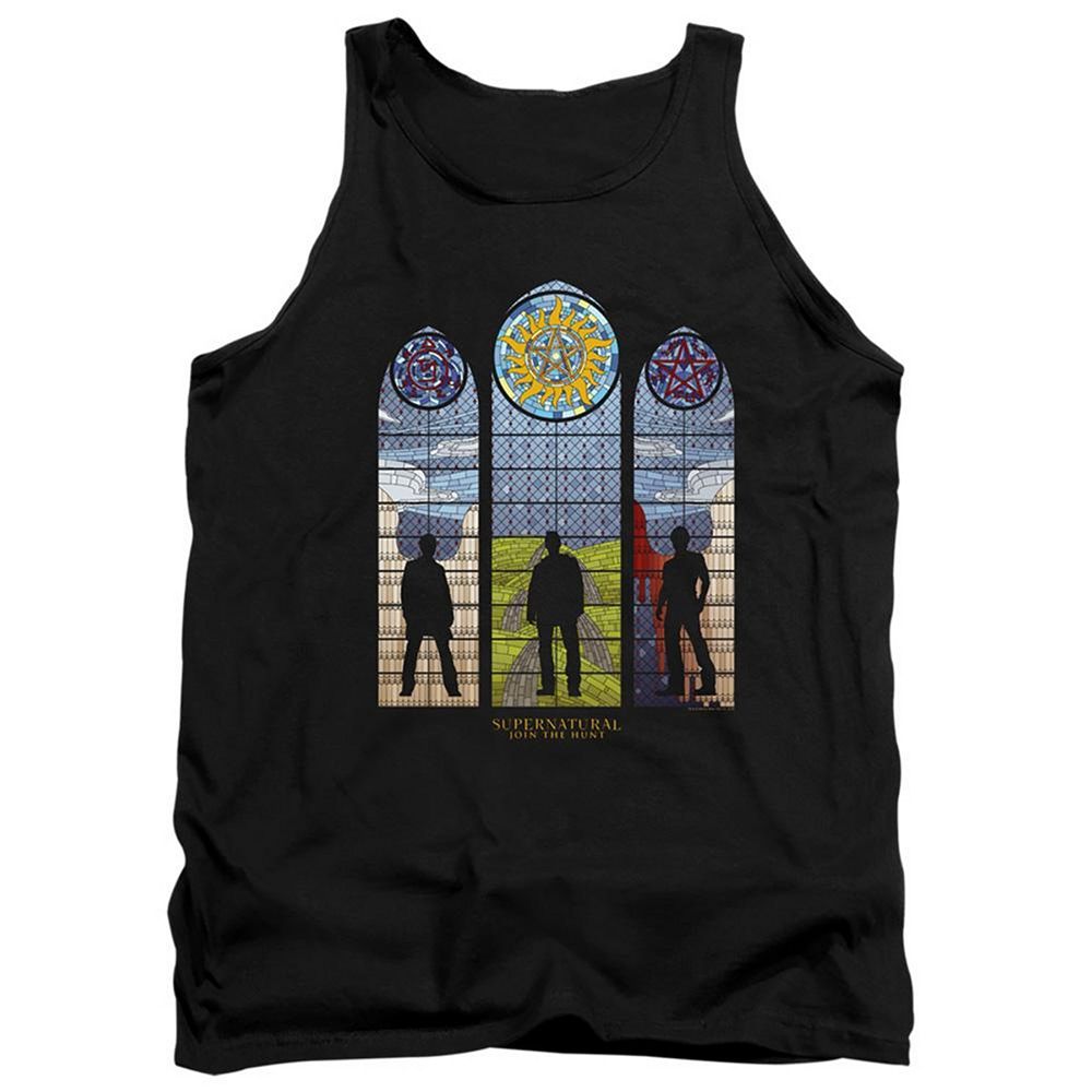 Supernatural Stained Glass Adult Tank Top